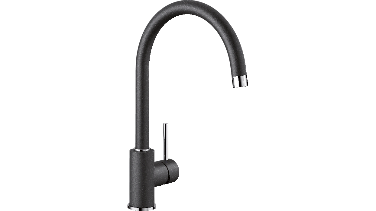 Blanco Mida XL Silgranit Single Lever High Arch Tap - Anthracite ...