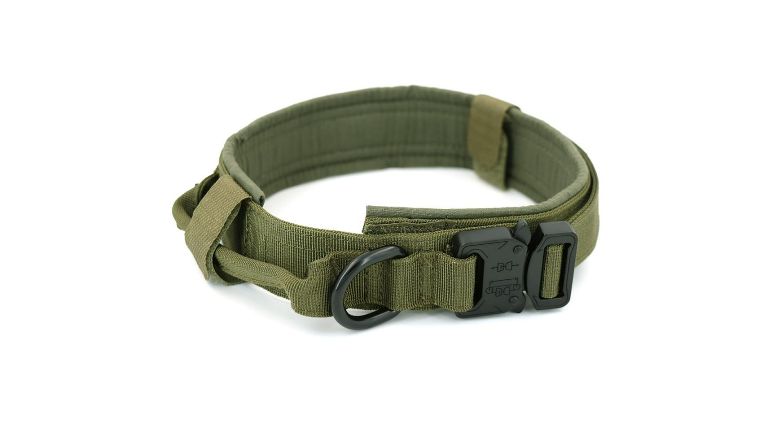 HOD 43-50cm Adjustable Military Tactical Army Green Dog Collars with ...