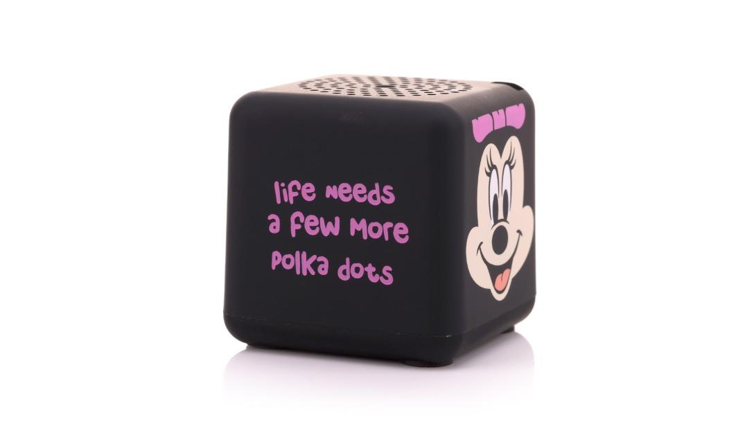 Bitty Boomers Box Disney Minnie Mouse Portable Bluetooth Speaker ...