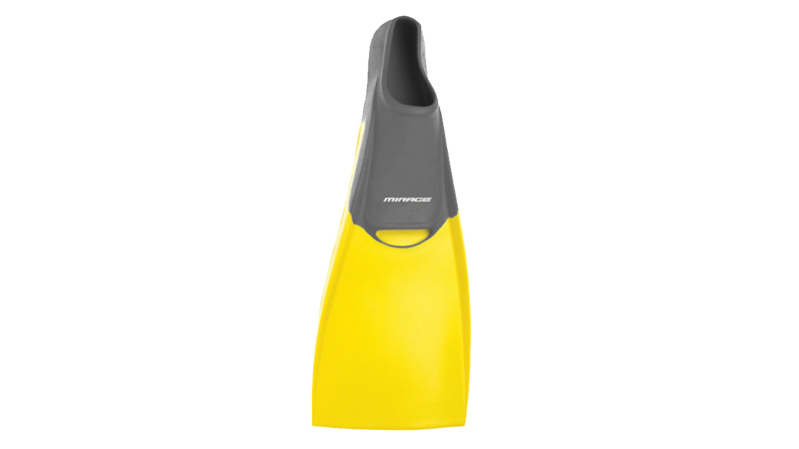 Mirage Deluxe Yellow/Grey Rubber Floatable Swim Flipper - Junior ...