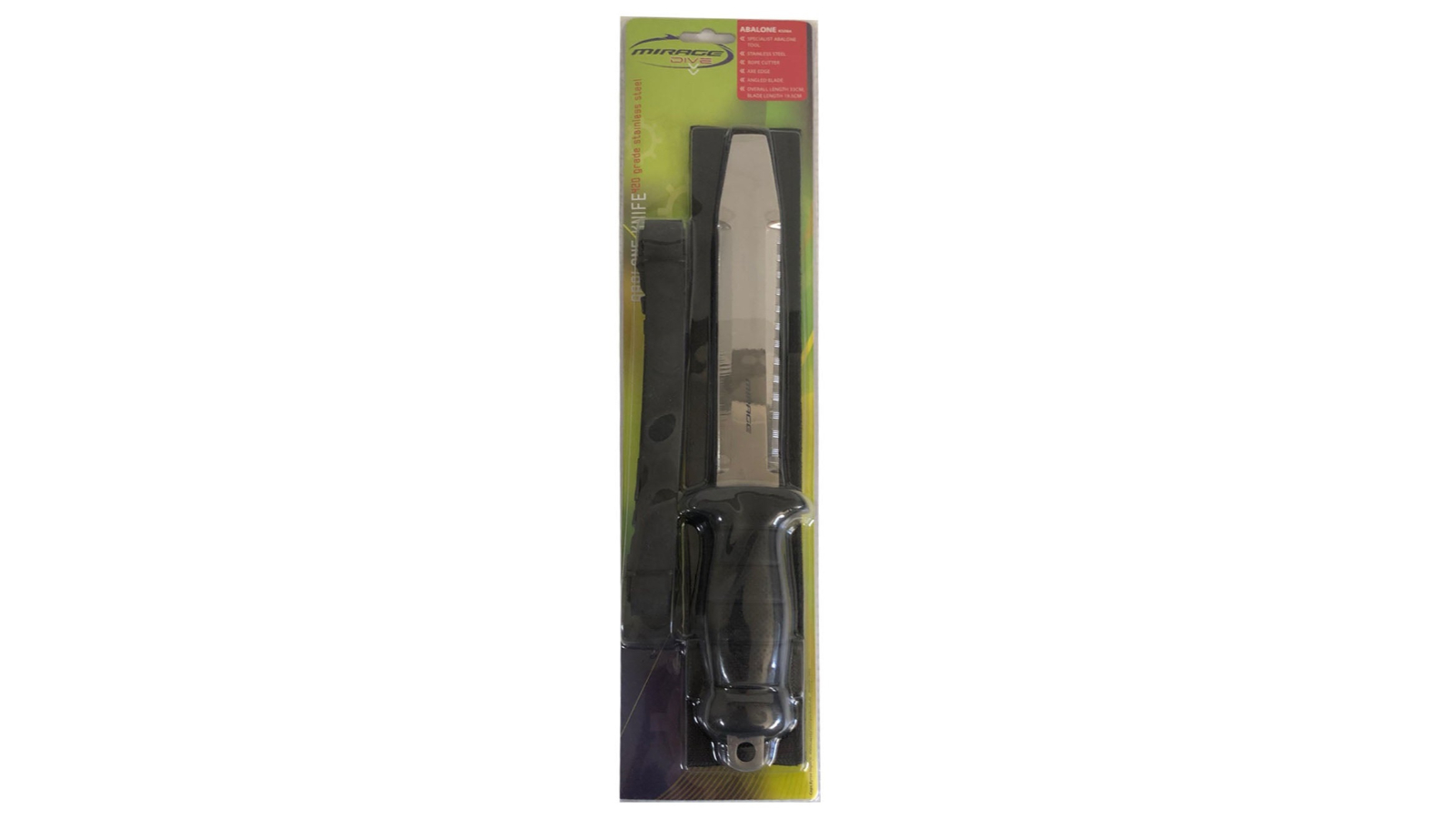 Mirage Abalone Axe Edge Multi-Purpose Stainless Steel Dive and Fishing ...