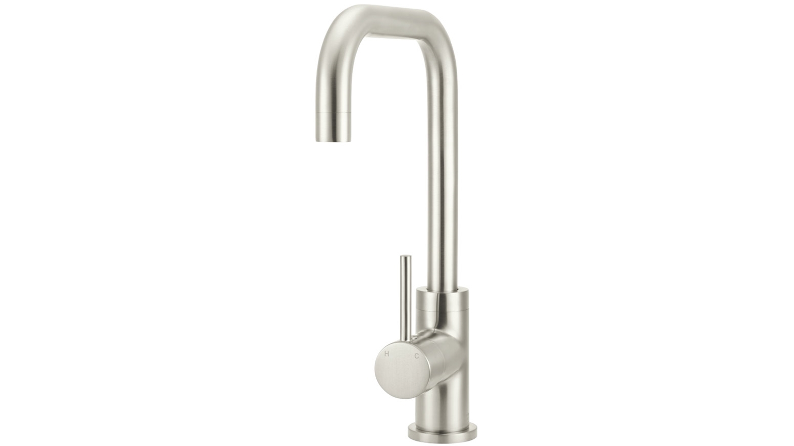 Meir Round Kitchen Mixer Tap - PVD Brushed Nickel | Harvey Norman