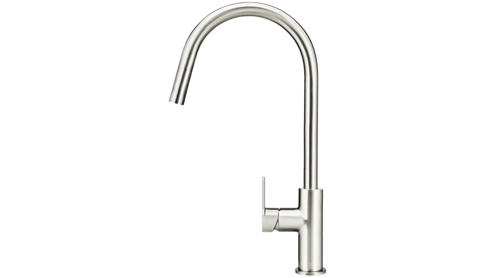 Meir Paddle Round Piccola Pull Out Kitchen Mixer Tap - Brushed Nickel ...