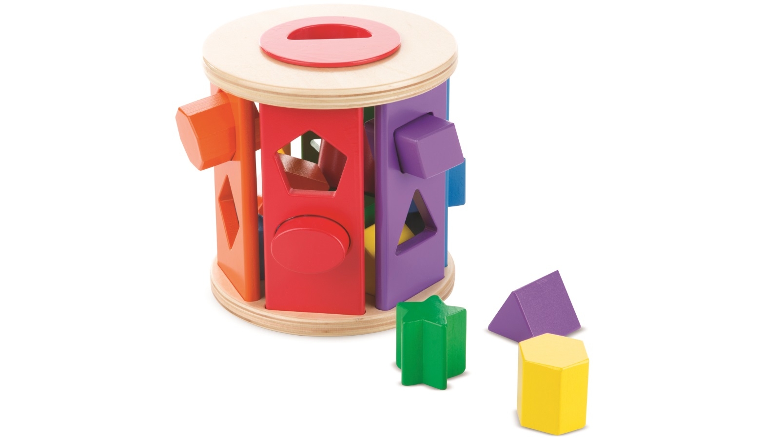 Melissa and Doug Shape Sorting Drum | Harvey Norman