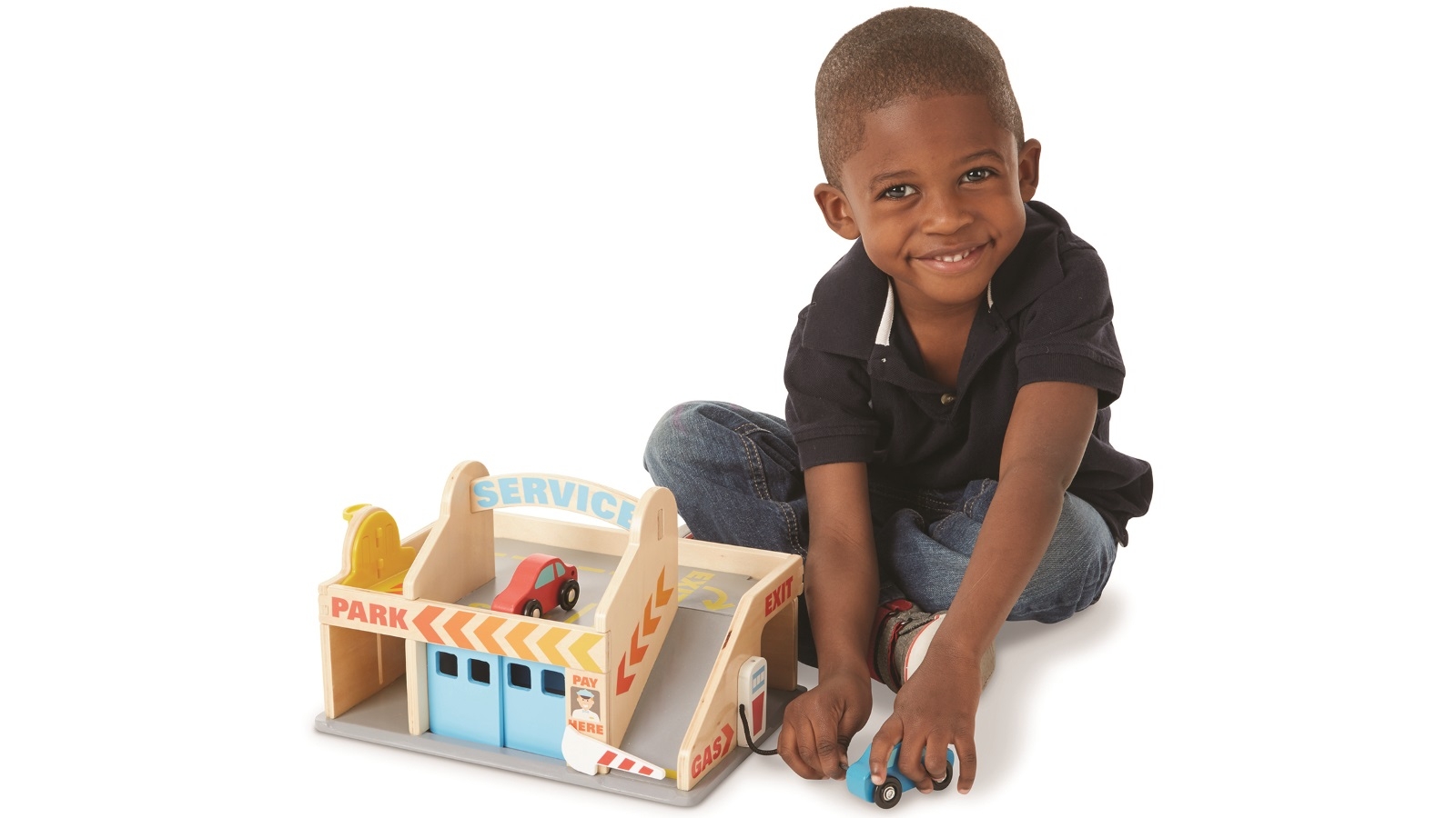 Melissa and doug parking garage store