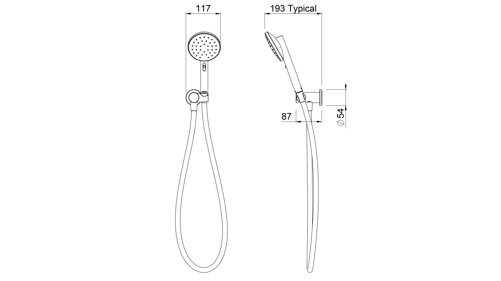Methven Minimalist MK2 Hand Shower - Chrome | Harvey Norman