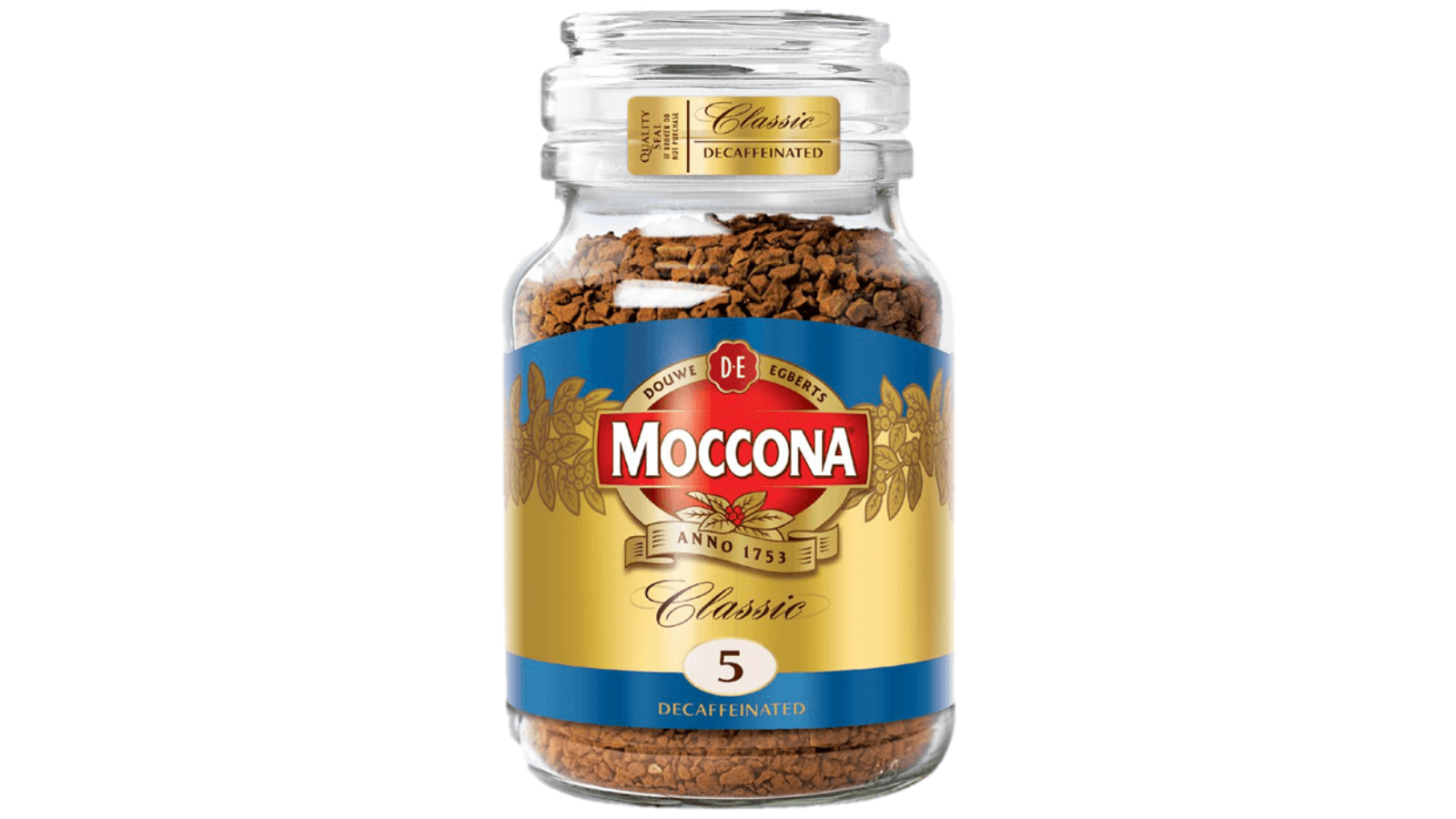 Moccona Medium Classic Decaf 100g Instant Coffee - Jar of 6 | Harvey Norman