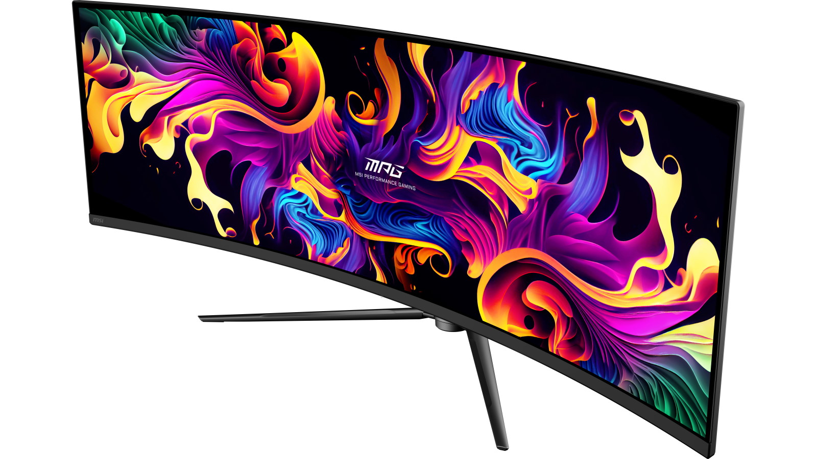 MSI MPG 491CQPX 49-inch QD-OLED DQHD 240Hz 98W Curved Gaming Monitor ...