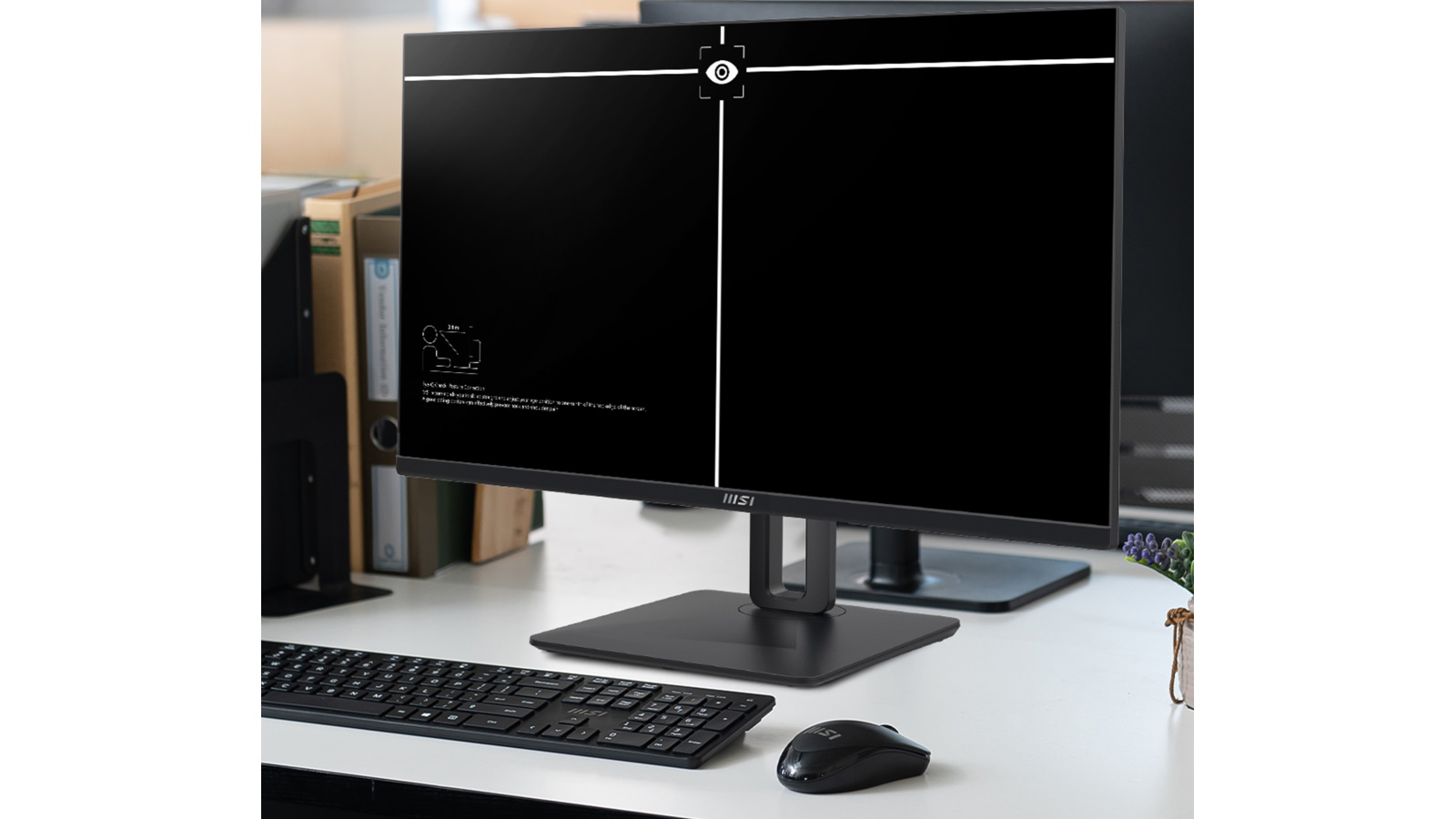 MSI Pro MP251P 24.5-inch FHD 100Hz IPS Height Adjustable Monitor with ...