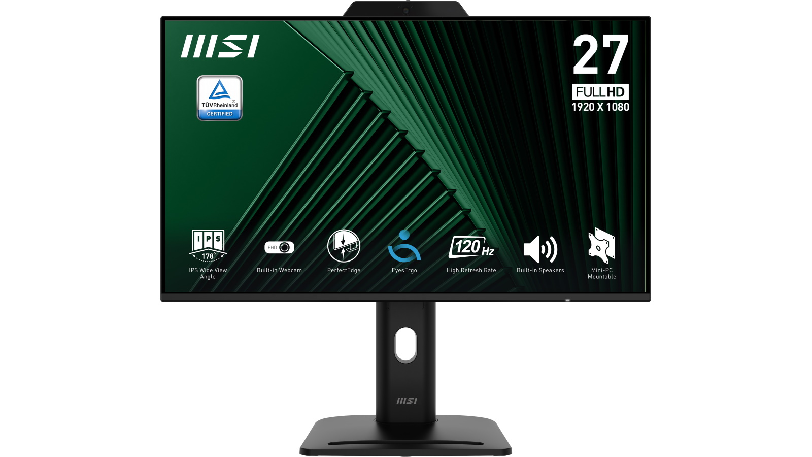 MSI PRO MP272PMG 27-inch 120Hz FHD Height Adjustable Monitor with ...