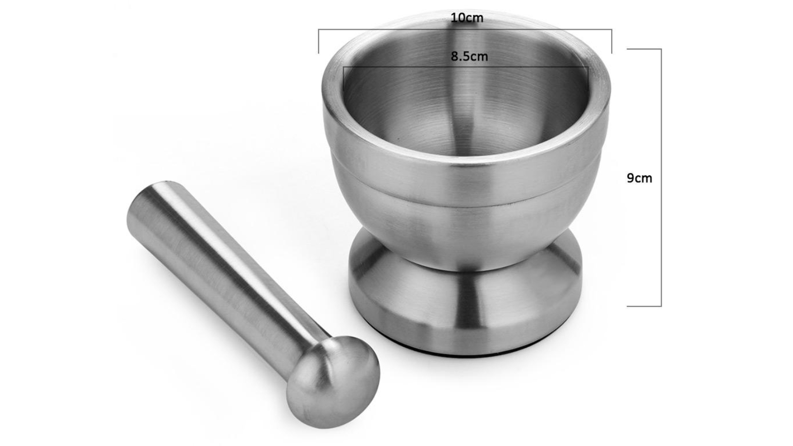 HOD Stainless Steel Mortar and Pestle Manual Herb Grinder | Harvey Norman