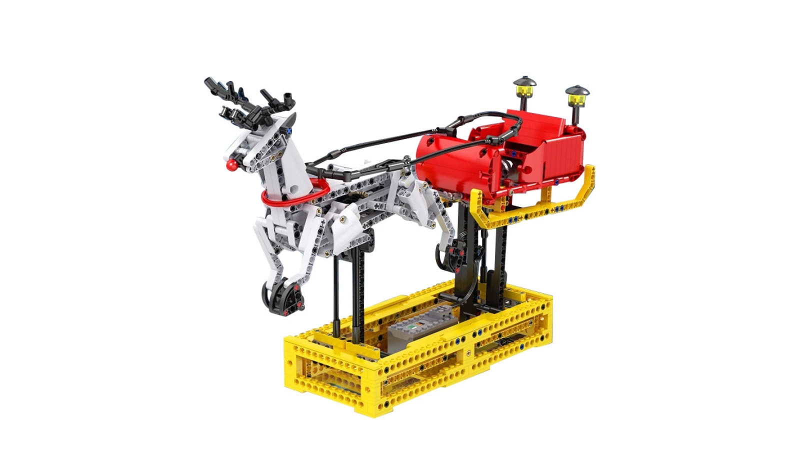 Mould King 10010 788 Piece Christmas Santa Sleigh with Motor | Harvey ...