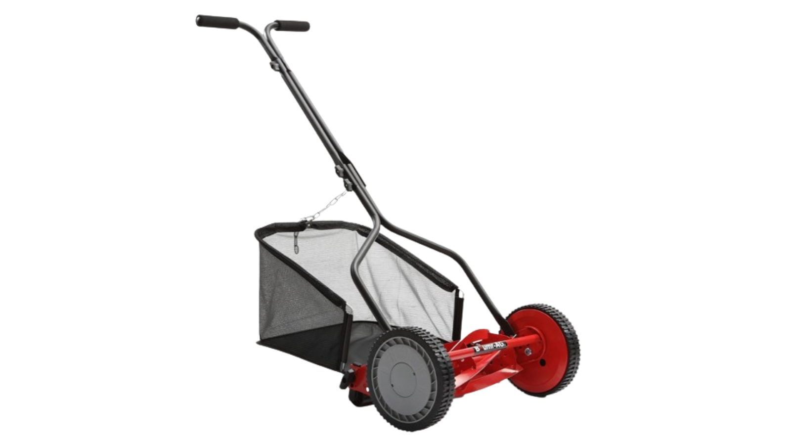 Baumr AG 5 Height Setting 350MX Manual Reel Push Lawn Mower with Catcher 14inch Harvey Norman