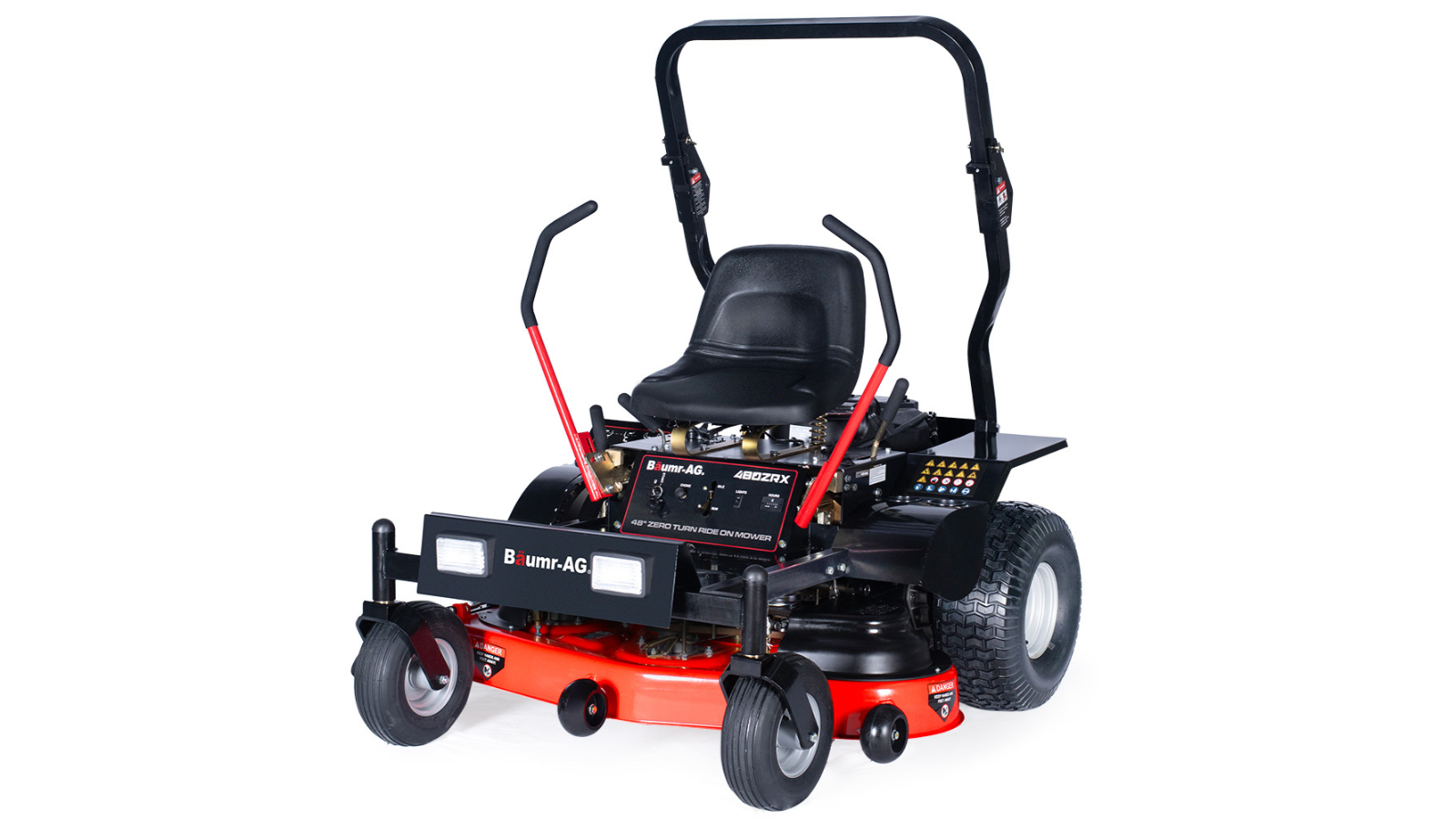 Baumr AG Dual Hydrostatic Drive Zero Turn Ride on Lawn Mower 48inch Harvey Norman