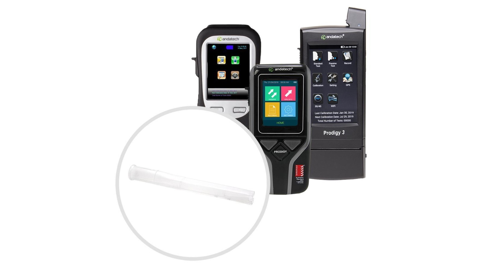 Andatech Prodigy Series 100-Piece Breathalyser Mouthpieces | Harvey Norman