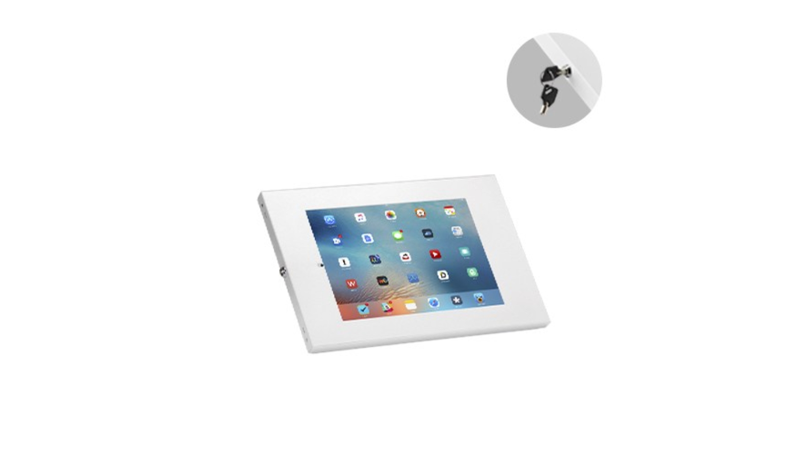 Brateck Anti-Theft Wall-Mounted Tablet Enclosure - 9.7 to 11 inch ...