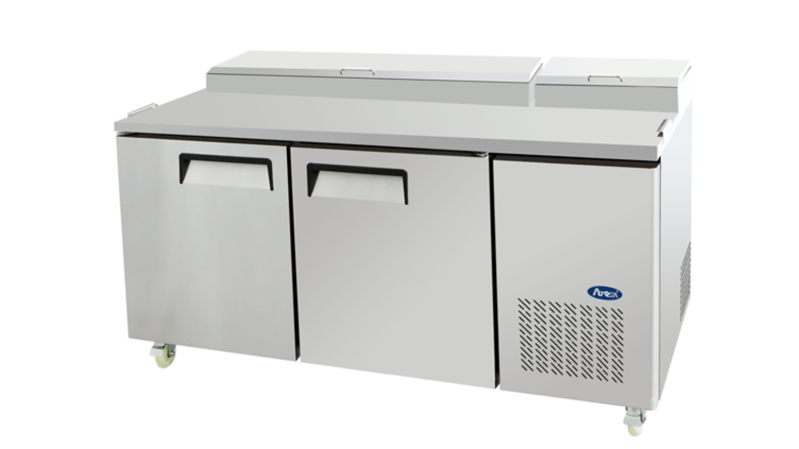 Atosa MPF8202 Commercial Double Door Pizza Prep Table Fridge | Harvey ...