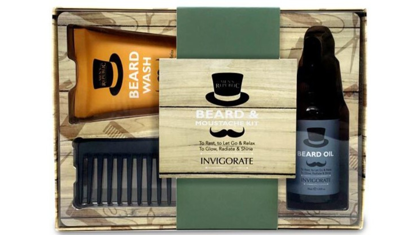 Men's Republic Beard and Moustache Care Kit | Harvey Norman