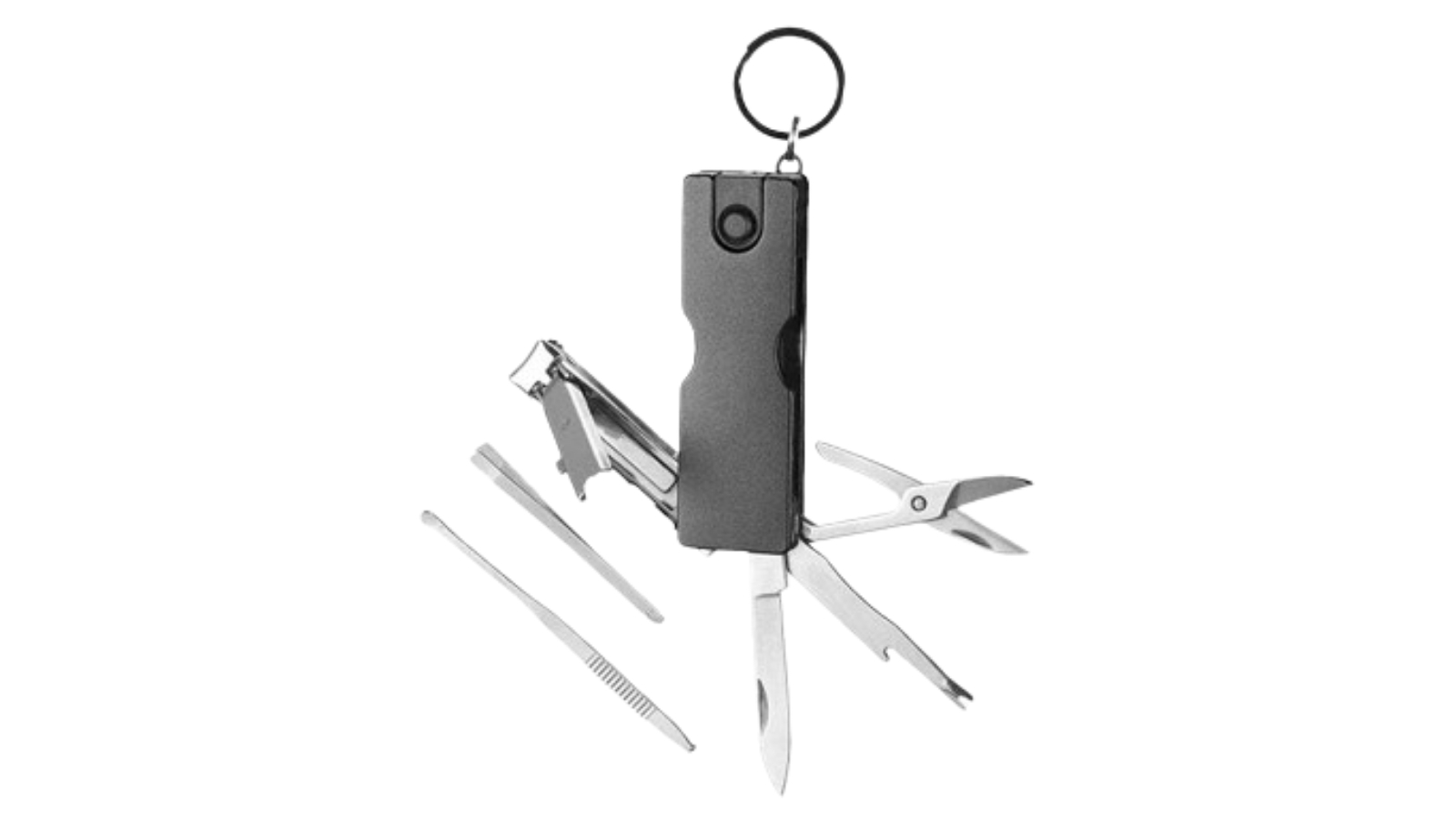 Men's Republic Key Ring Multi Tool - Black | Harvey Norman