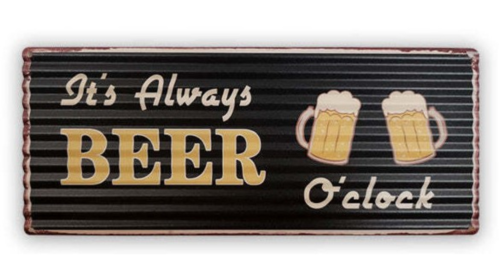 Men's Republic Beer O'Clock Sign | Harvey Norman