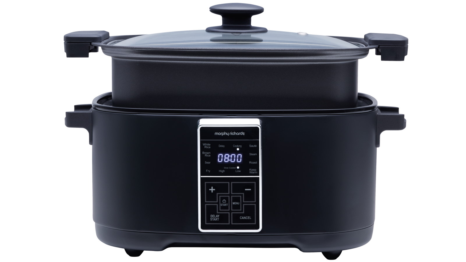 Morphy Richards Digital 6.5L Slow Cooker - Matte Black | Harvey Norman