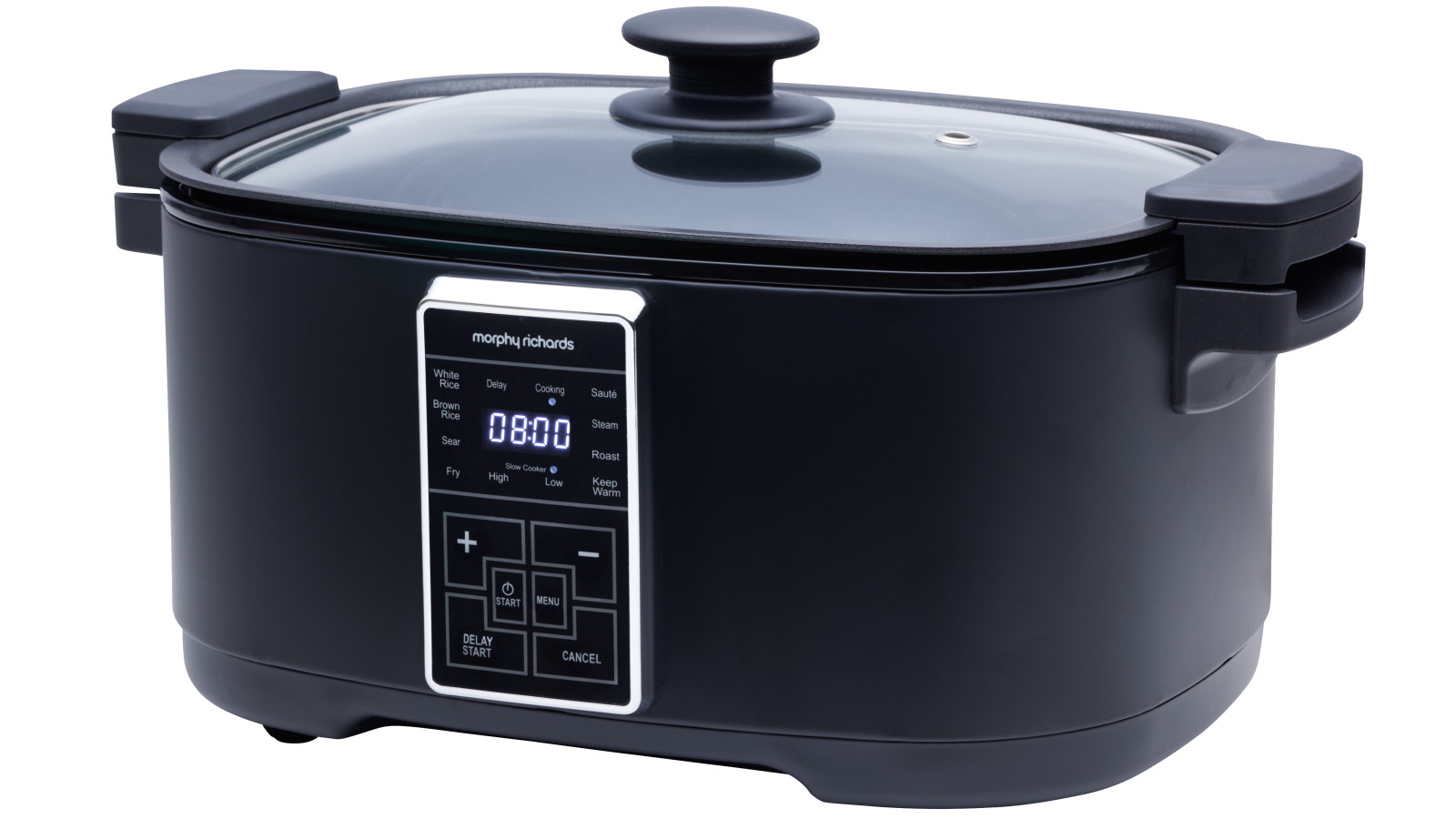 Morphy Richards Digital 6.5L Slow Cooker - Matte Black | Harvey Norman