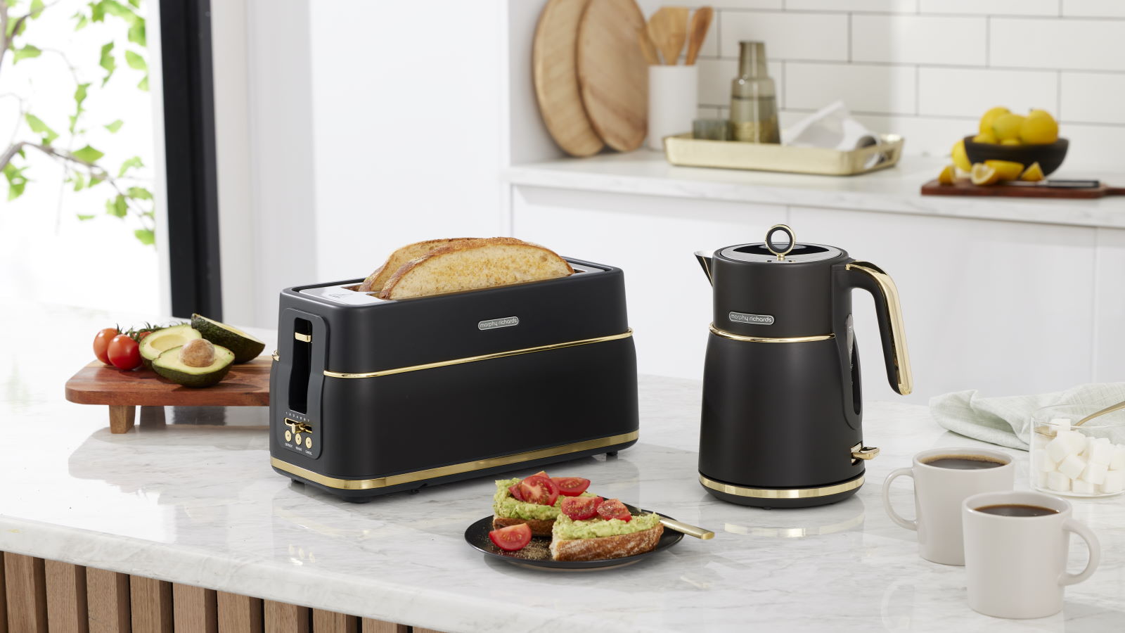 Morphy Richards Signature Soft Gold 4 Slice Long Slot Toaster - Matte ...