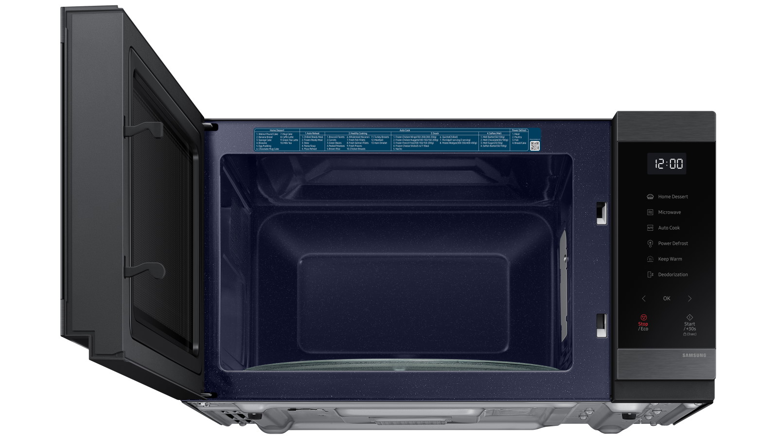 Samsung 40L Microwave with Touch Control - Black Stainless Steel ...