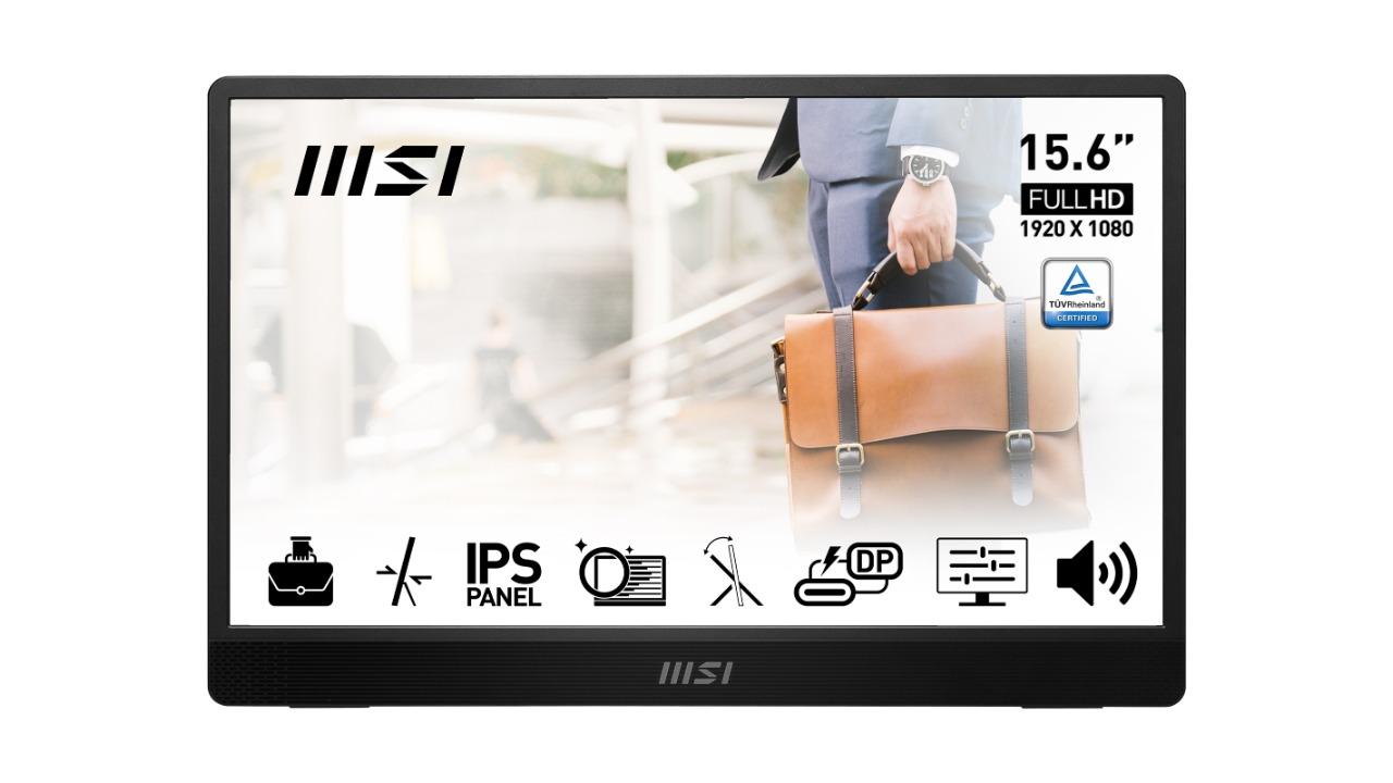 MSI Pro 15.6inch MP161 E2 Portable Monitor | Harvey Norman