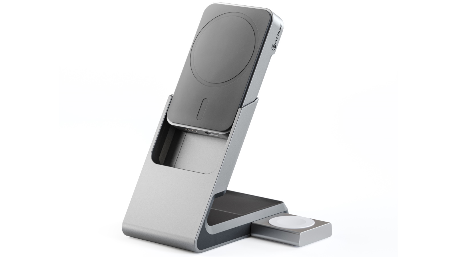 Alogic Matrix+ 3-in-1 Magnetic Charging Dock - Black | Harvey Norman