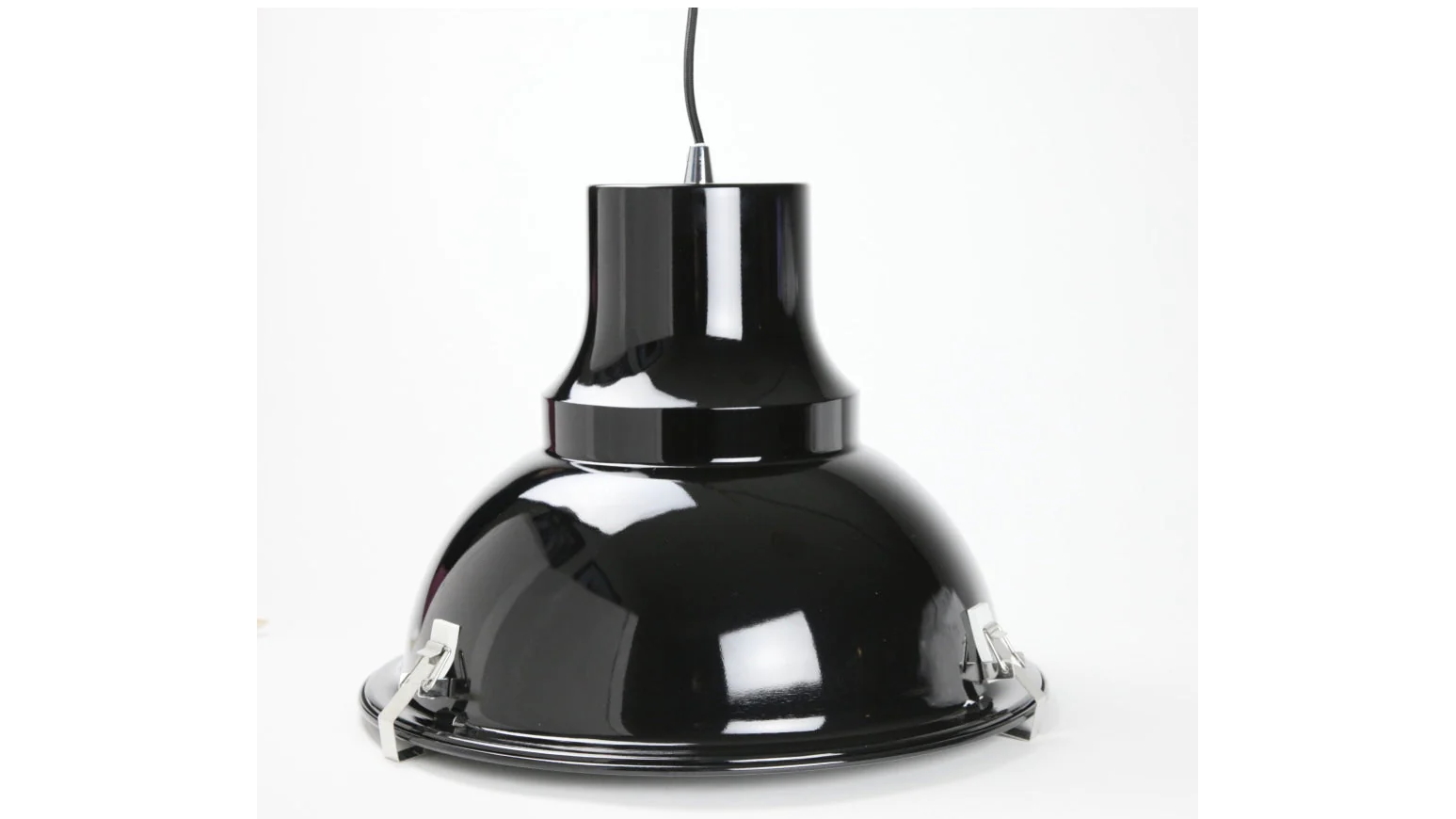Sylvania Lighting Black Aldous Industrial Classic Cord Drop Dome ...