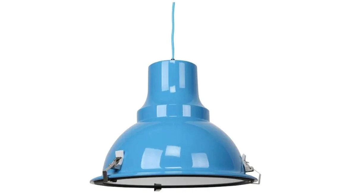 Sylvania Lighting Light Blue Aldous Industrial Classic Cord Drop Dome ...
