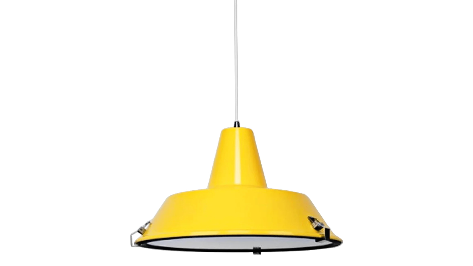 Sylvania Lighting Luminous Yellow Asi Industrial Cord Drop Dome Pendant ...
