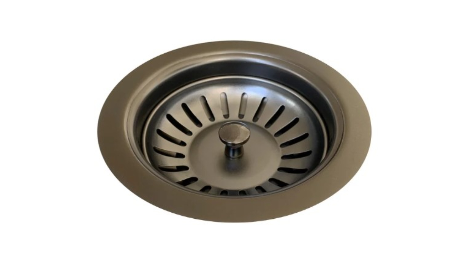 Meir Lavello Sink Strainer and Waste Plug Basket - Gunmetal Black ...