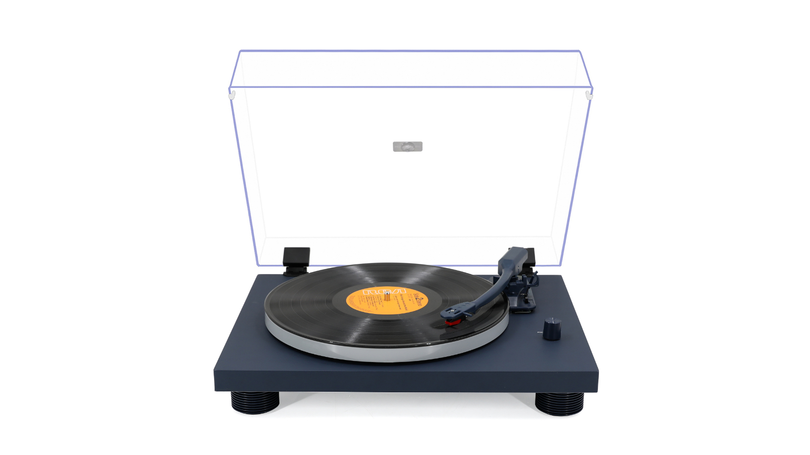 Monster 3-Speed Vinyl Turntable - Navy | Harvey Norman