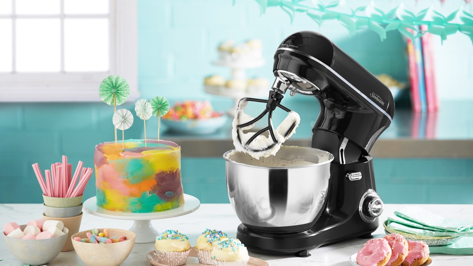 Sunbeam The Tasty One Planetary Mixmaster - Black | Harvey Norman