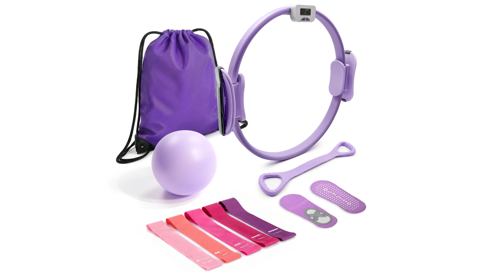 MaxU-Pilates Training Set - Purple | Harvey Norman