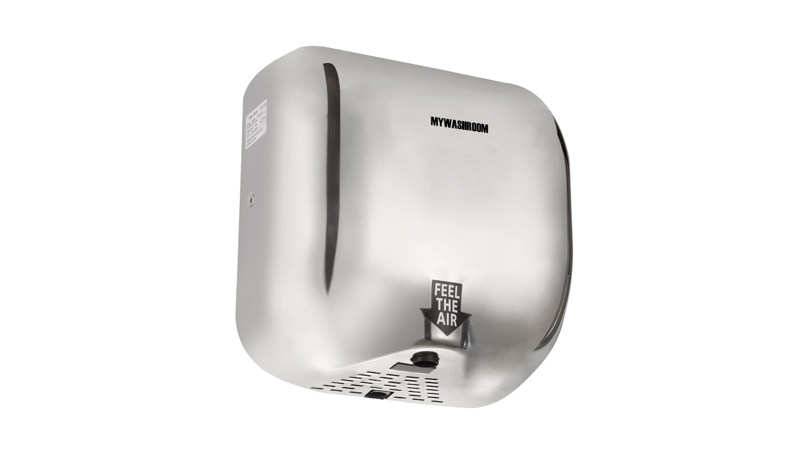 Mywashroom Commercial High Speed Quick Drying Brushed Stainless Chrome ...
