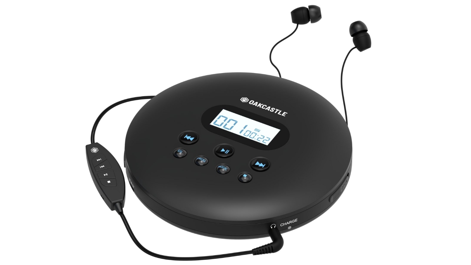 Majority Oakcastle CD100 Bluetooth Portable CD Player - Black | Harvey ...
