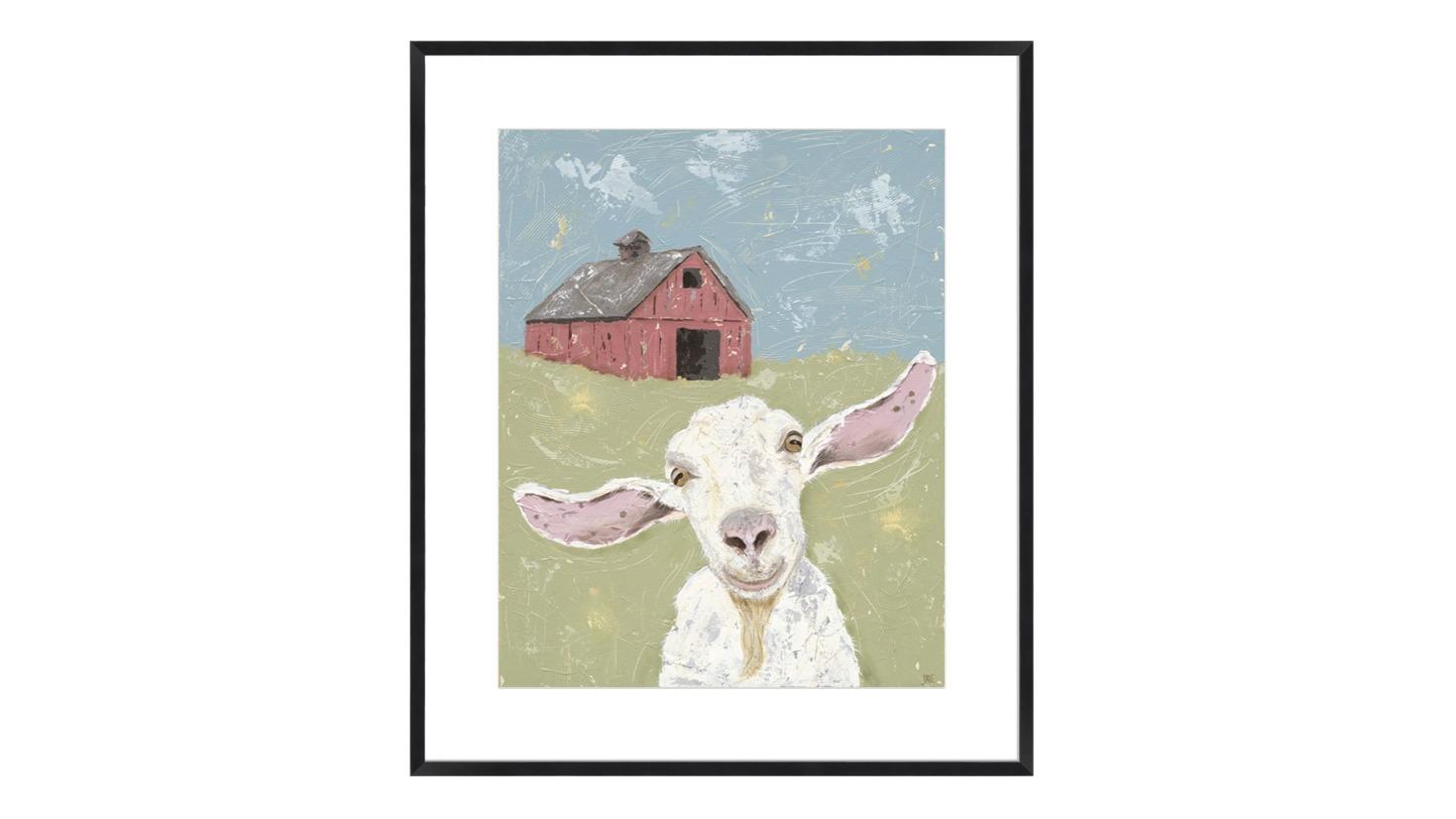 La Grolla My Farm Friends III Black Frame Wall Art - 94 x 79cm | Harvey ...