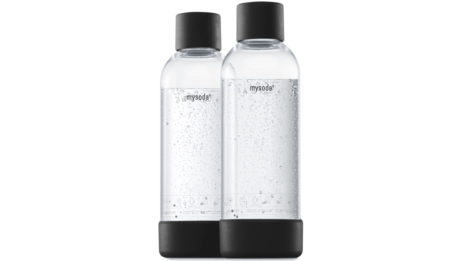 My Soda 2 Pack 1L Bottle - Black | Harvey Norman