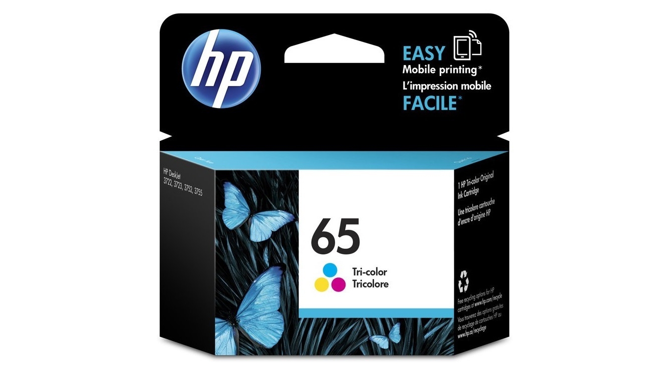 HP 65 Tri Colour Ink Cartridge Instant Ink Compatible | Harvey Norman