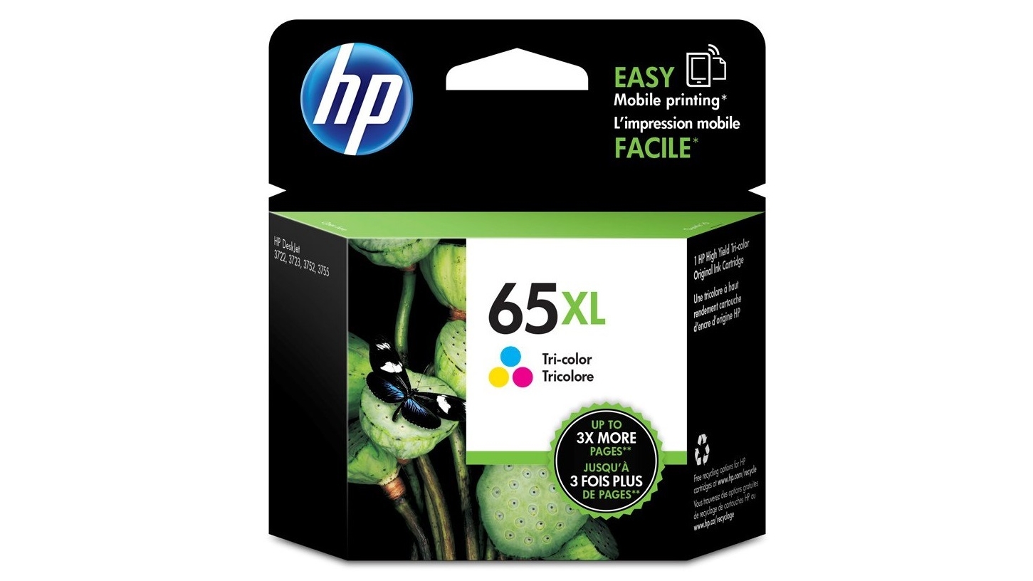 HP 65 XL Tri Colour Ink Cartridge Instant Ink Compatible | Harvey Norman
