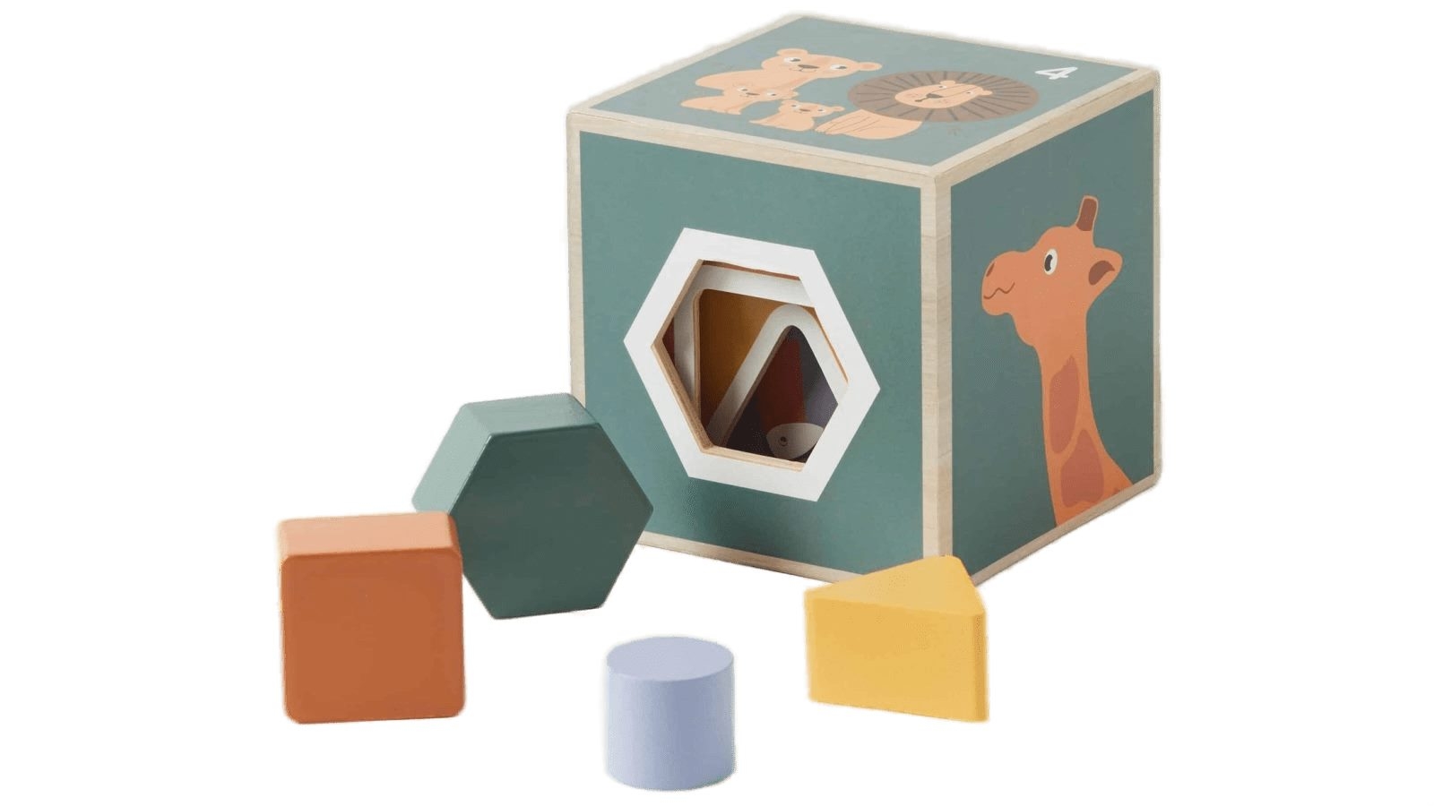 Zookabee Wood Stacking Cubes Toy for 12m+ | Harvey Norman