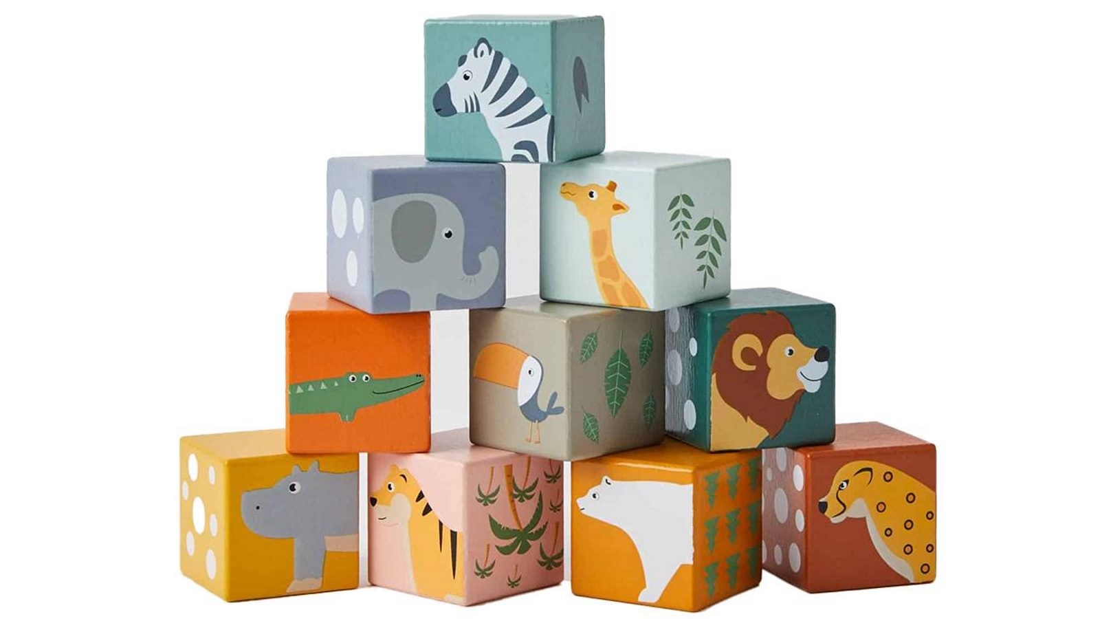 Zookabee Wood Animal Blocks Toy for 12m+ | Harvey Norman