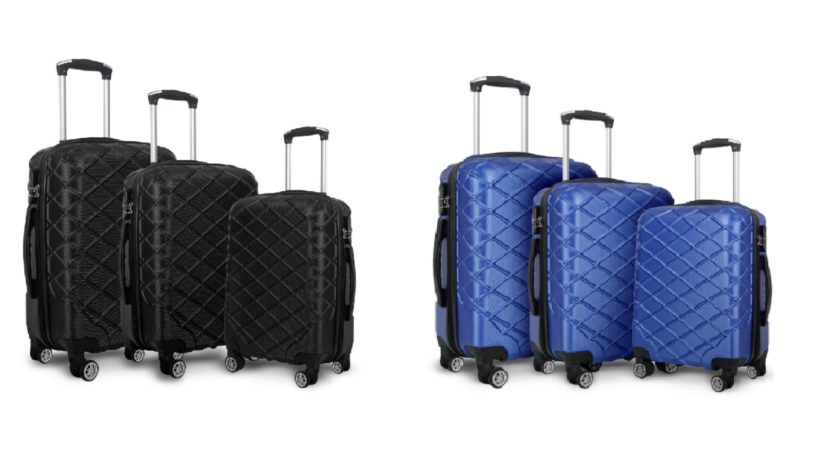 Milano Decor Luxury 3 Piece Luggage Set | Harvey Norman