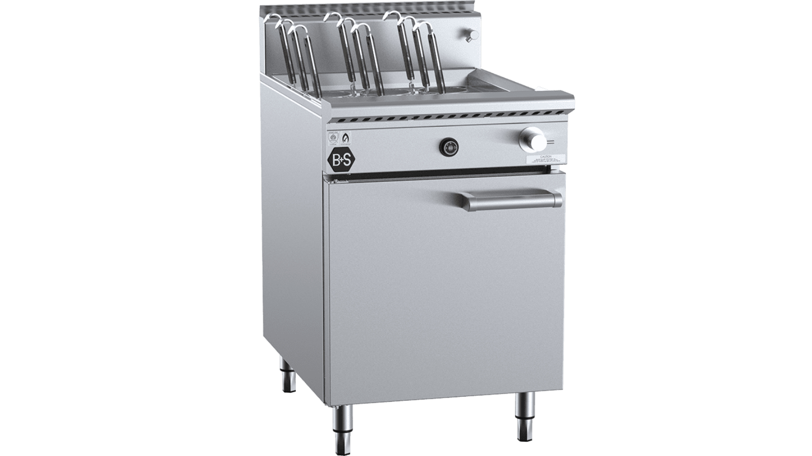 B+S Black Natural Gas Noodle Cooker 9 Basket | Harvey Norman