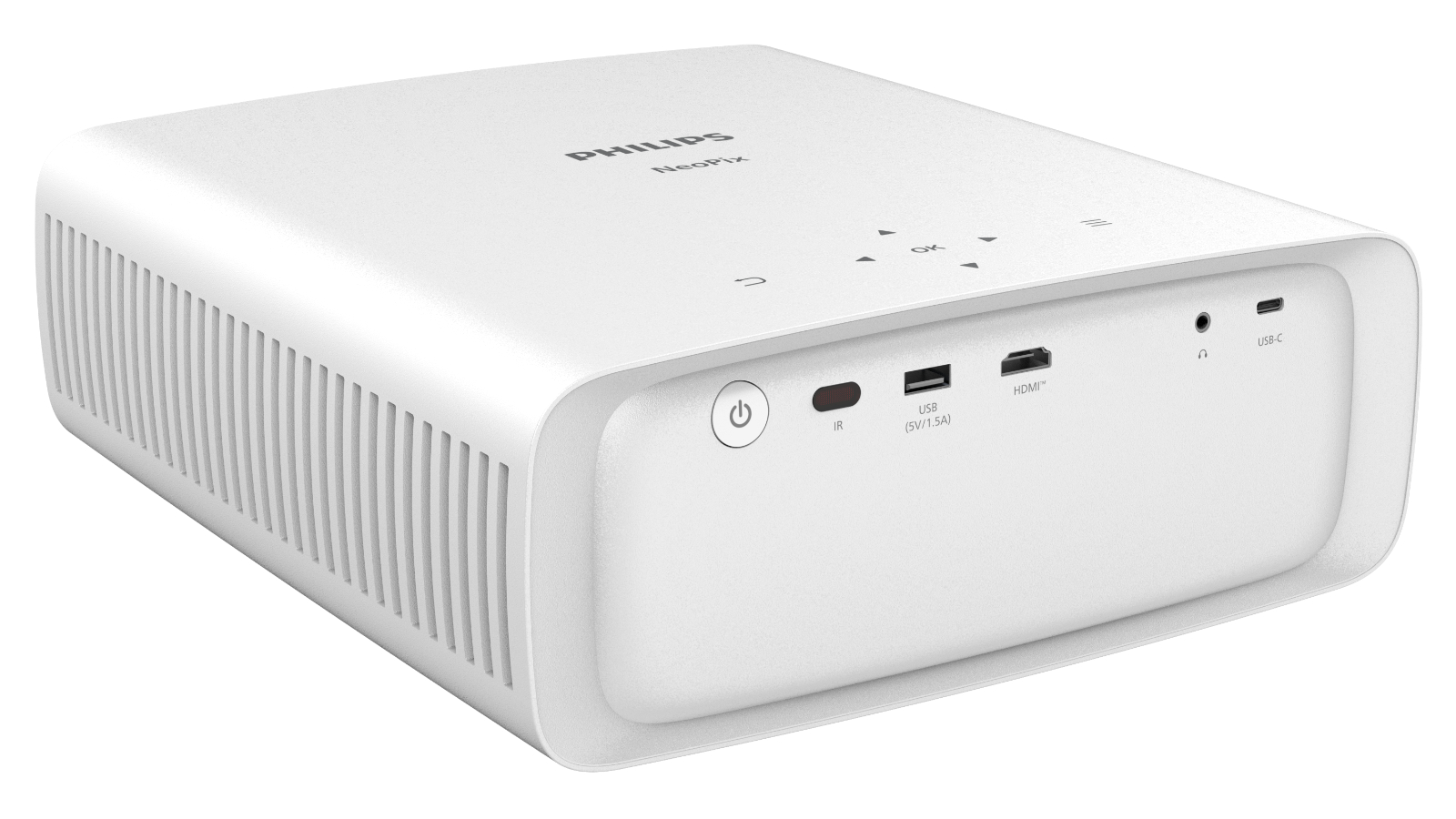 Philips NeoPix 550 Smart Projector - White | Harvey Norman