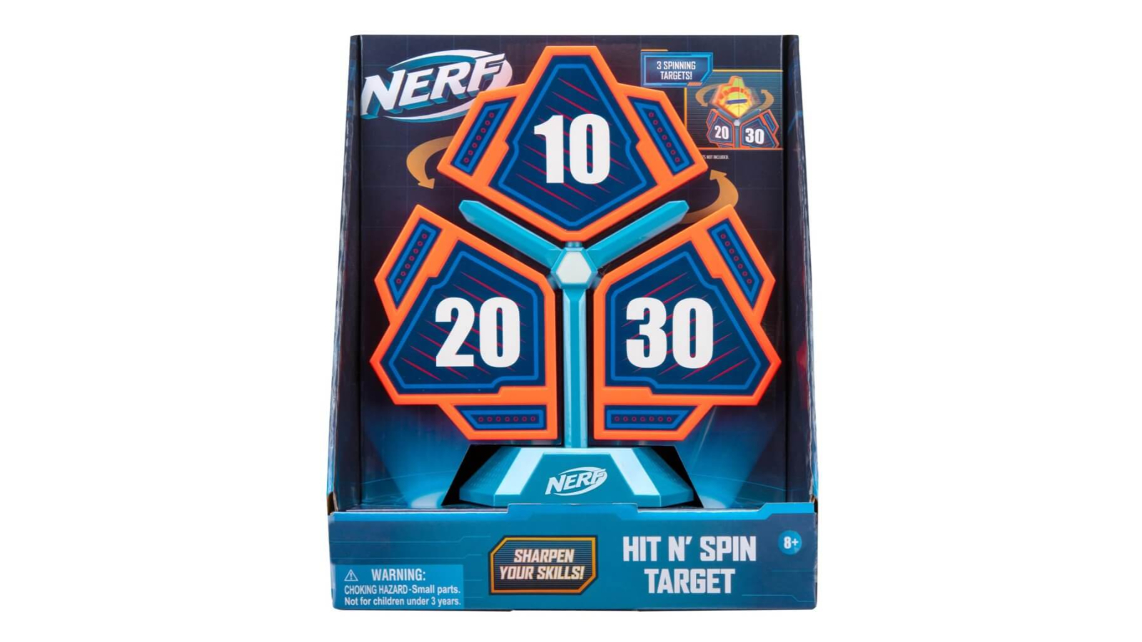 Nerf Elite Target Hit N' Spin Target | Harvey Norman