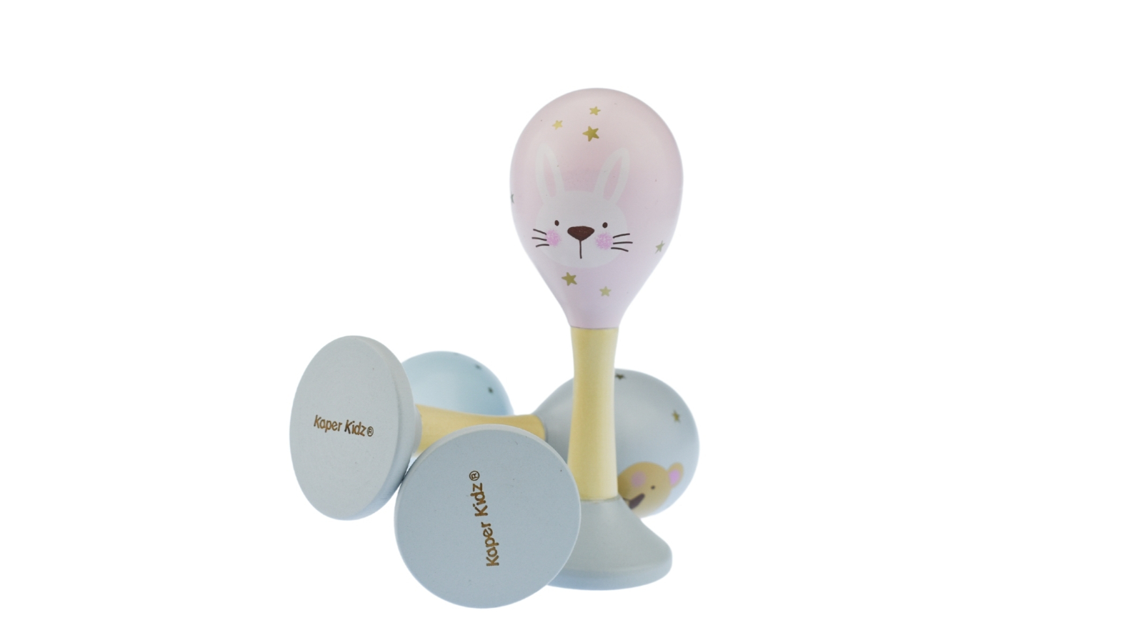 Kaper Kidz Set of 3 Calm and Breezy Baby Animal Maraca | Harvey Norman
